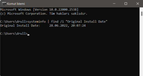 Windows Kurulum Tarihi Öğrenme [Kolay Yöntem] - Teknobird