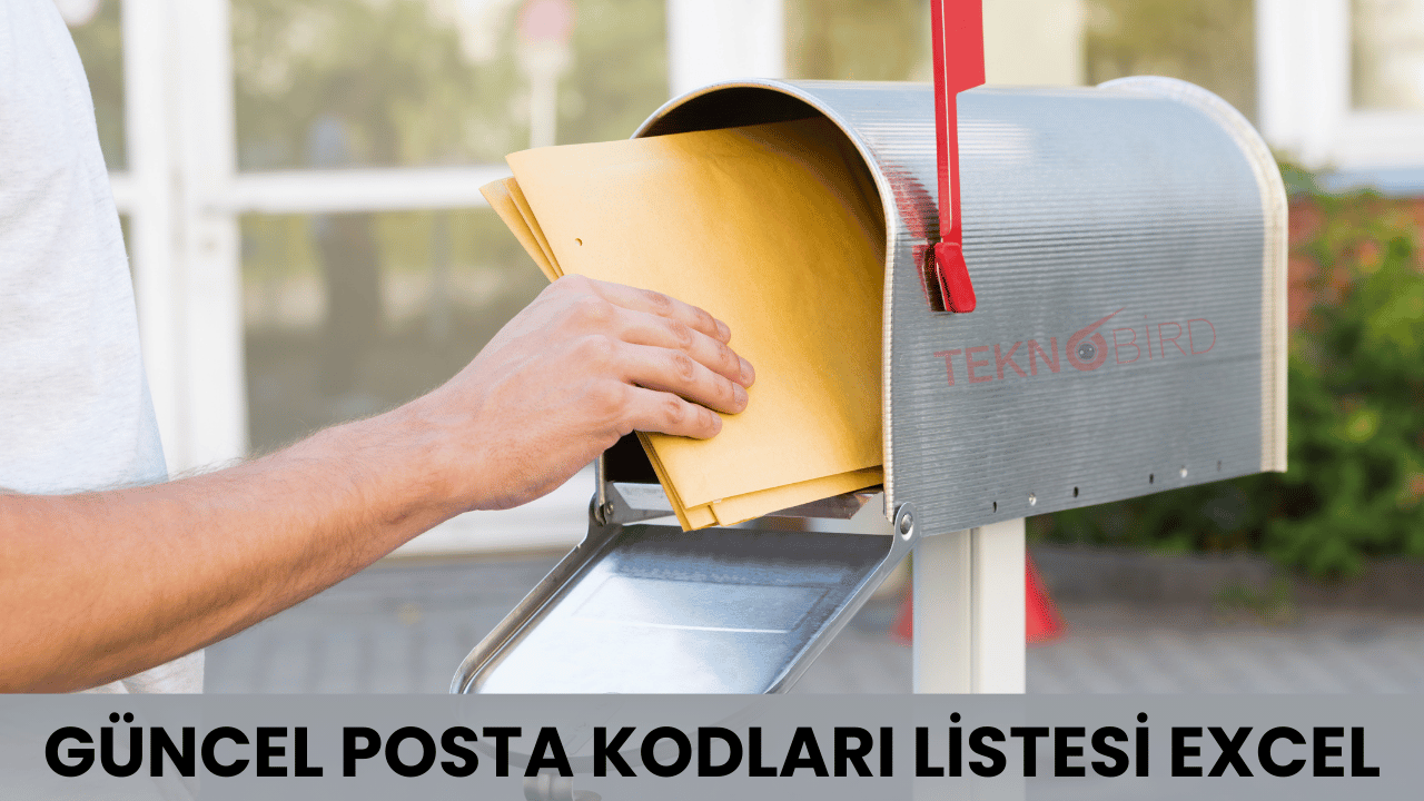 Güncel Posta Kodları Listesi Excel - Teknobird Güncel Posta Kodları Listesi Excel - Teknobird