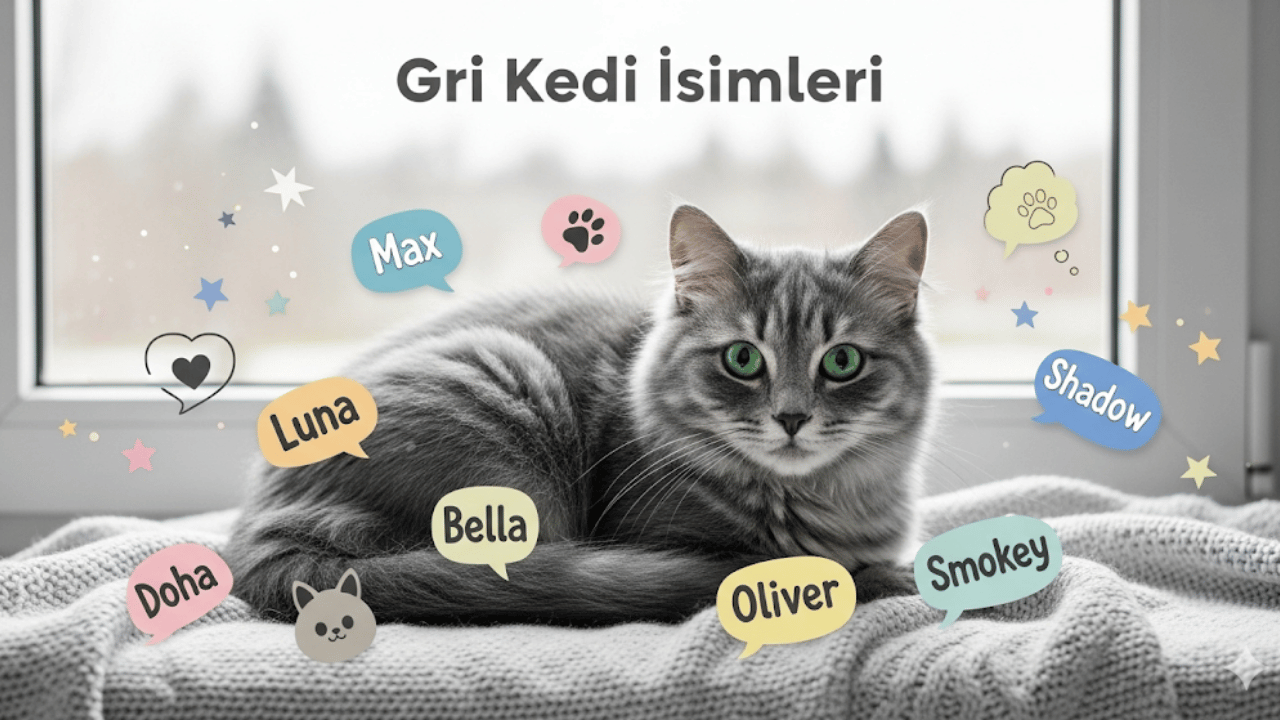 Gri Kedi İsimleri - Teknobird